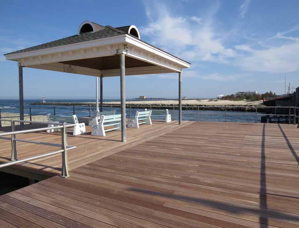 Shore Area of Belmar and Spring Lake in New Jersey