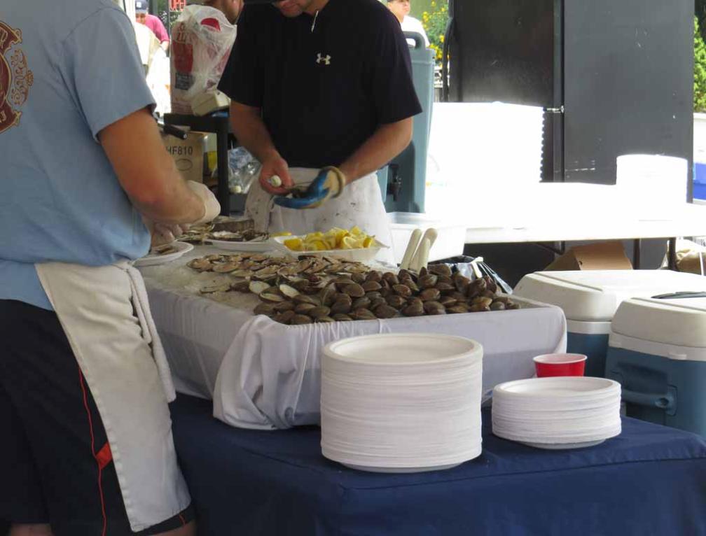 Clam Festival in Highlands in New Jersey